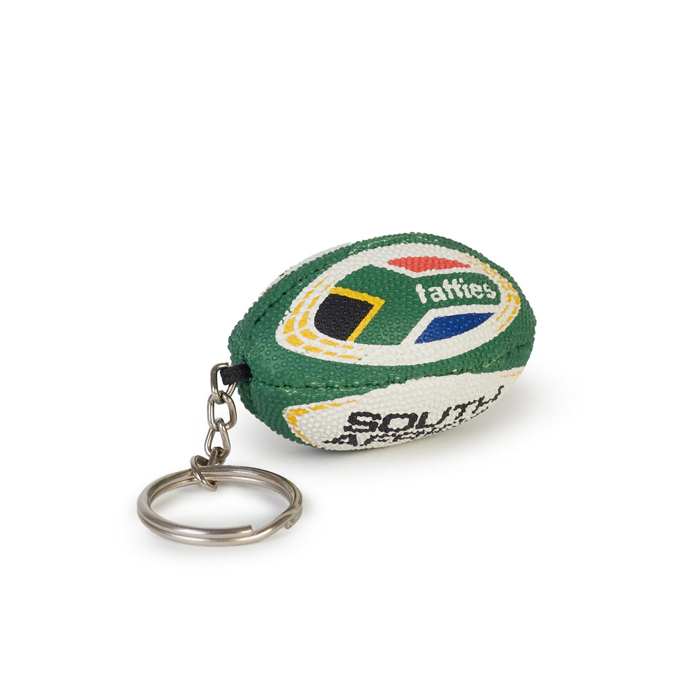 Faffies SA Flag Rugby Ball Key Ring
